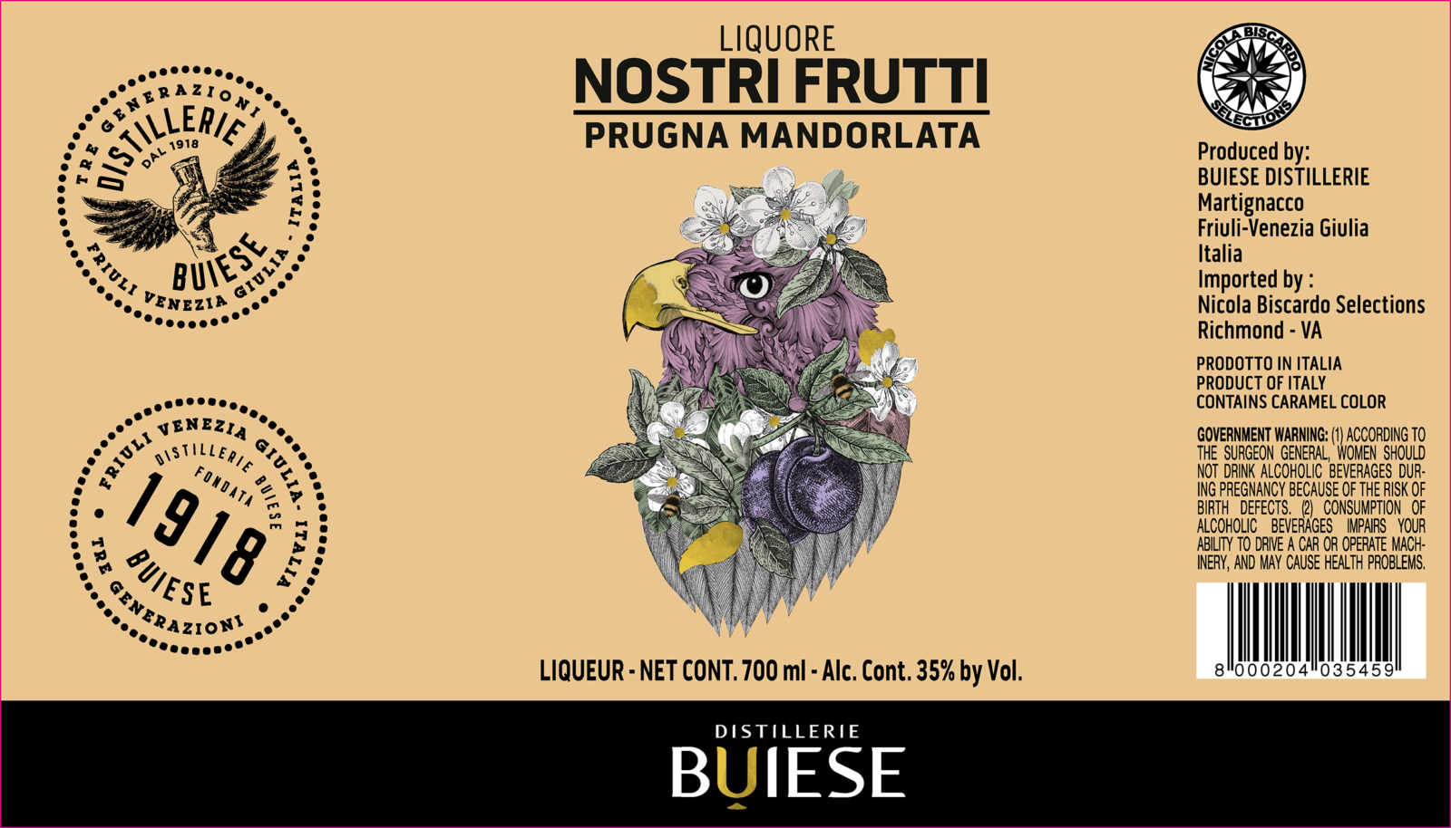 PRUGNA MANDORLATA - Nicola Biscardo Selections